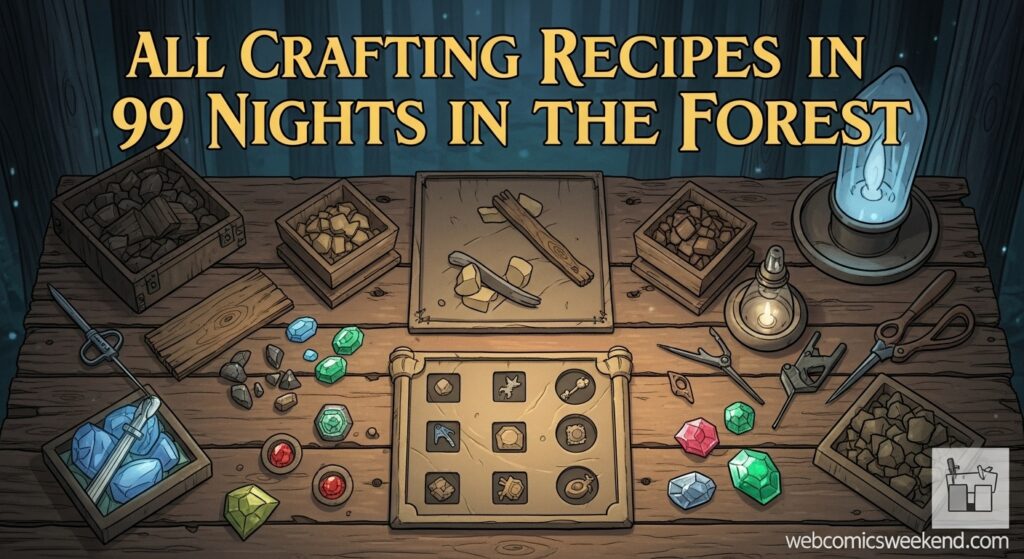 99 Nights in the Forest Crafting Recipes Guide (March 2026)