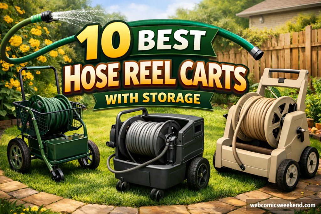 10 Best Hose Reel Carts with Storage (January 2026) Tested