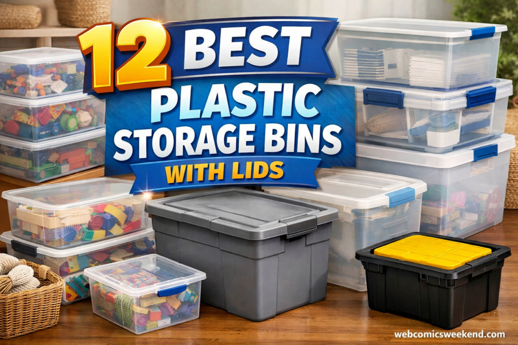 12 Best Plastic Storage Bins with Lids (January 2026) Tested