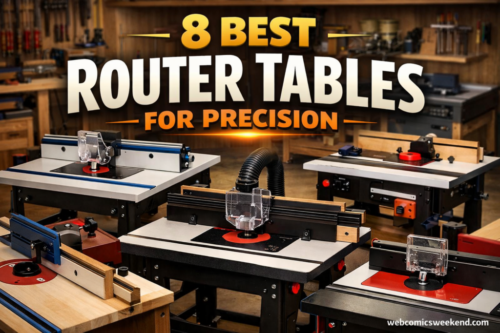 8 Best Router Tables for Precision (May 2026) Models Tested